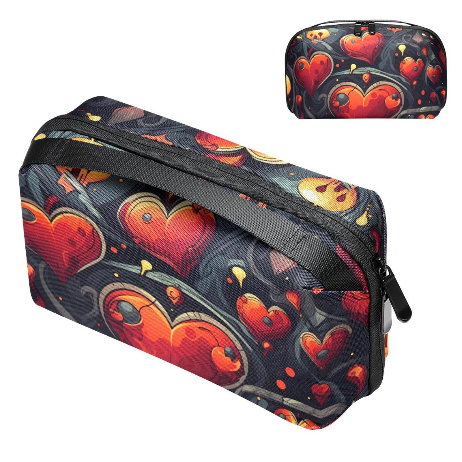 Hearts Battle Digital Bag Organizer Travel Case with Oxford Fabric ...