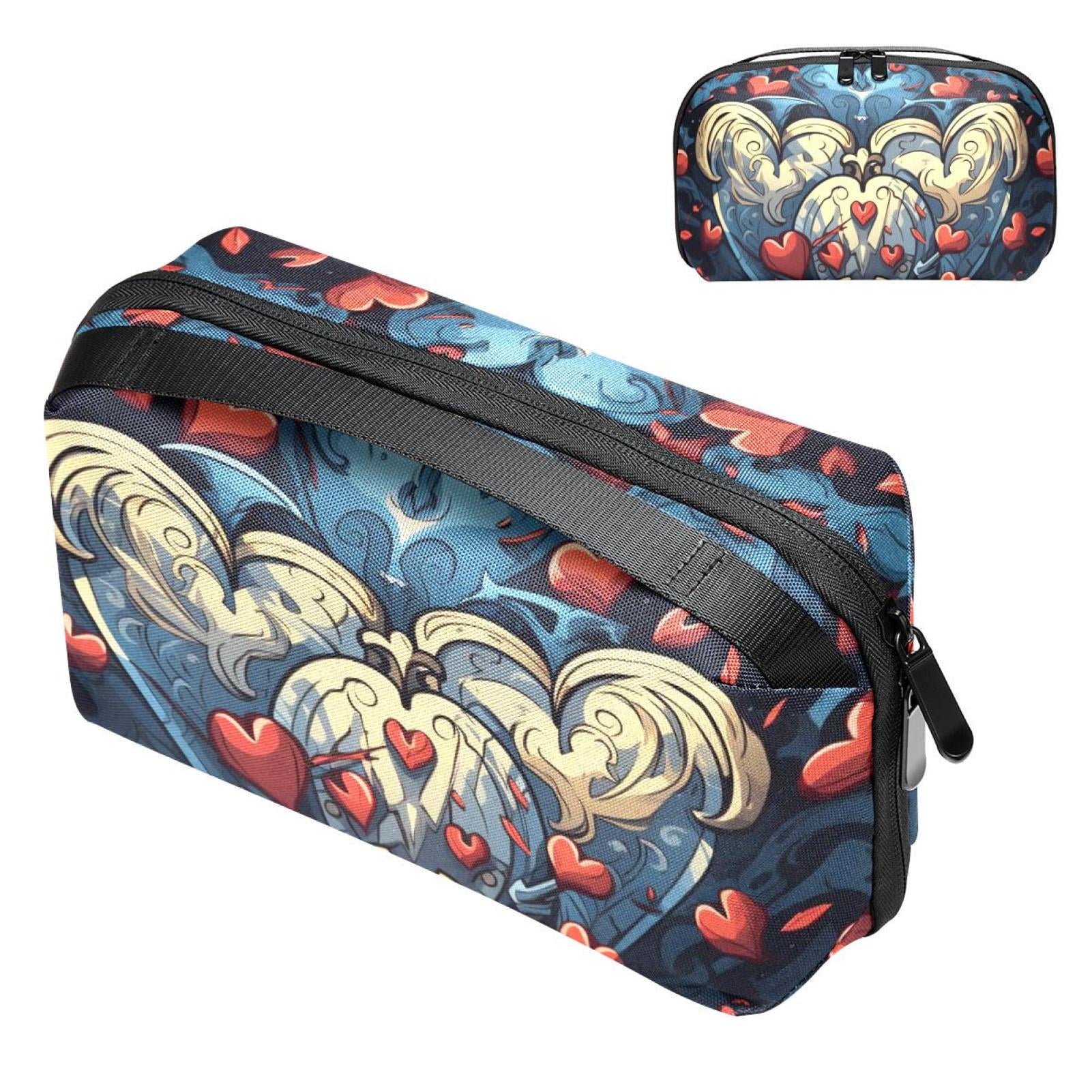 Hearts Battle Digital Bag Organizer Travel Case with Oxford Fabric ...