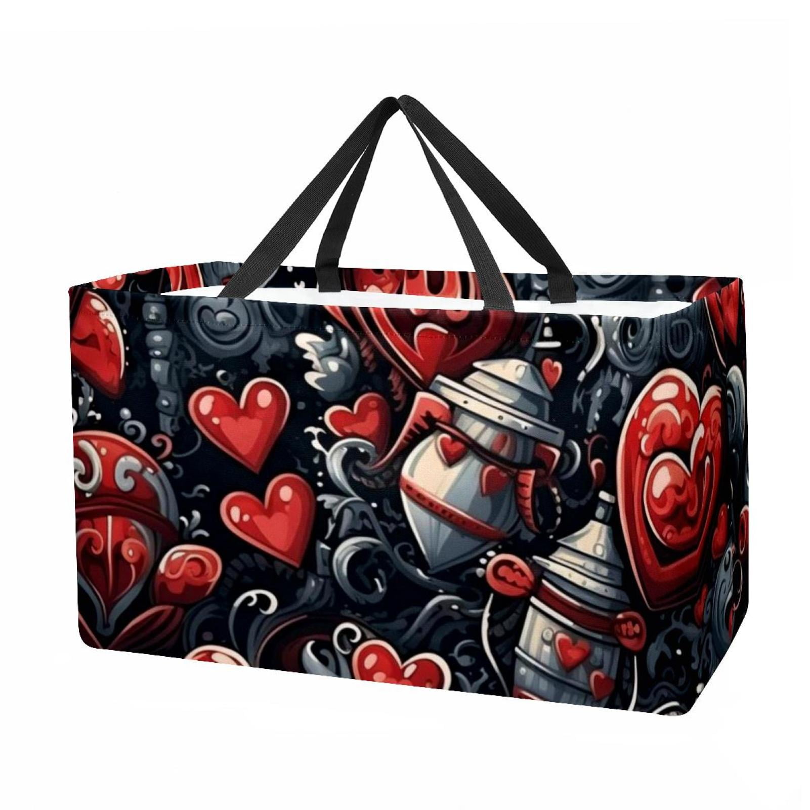 Hearts Battle Large Capacity Foldable Oxford Cloth Picnic Basket ...