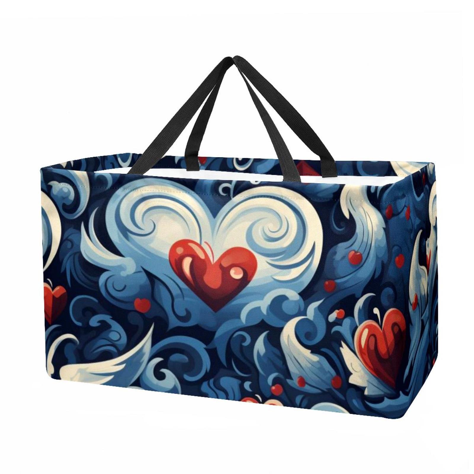 Hearts Battle Large Capacity Reusable Foldable Oxford Cloth Storage ...