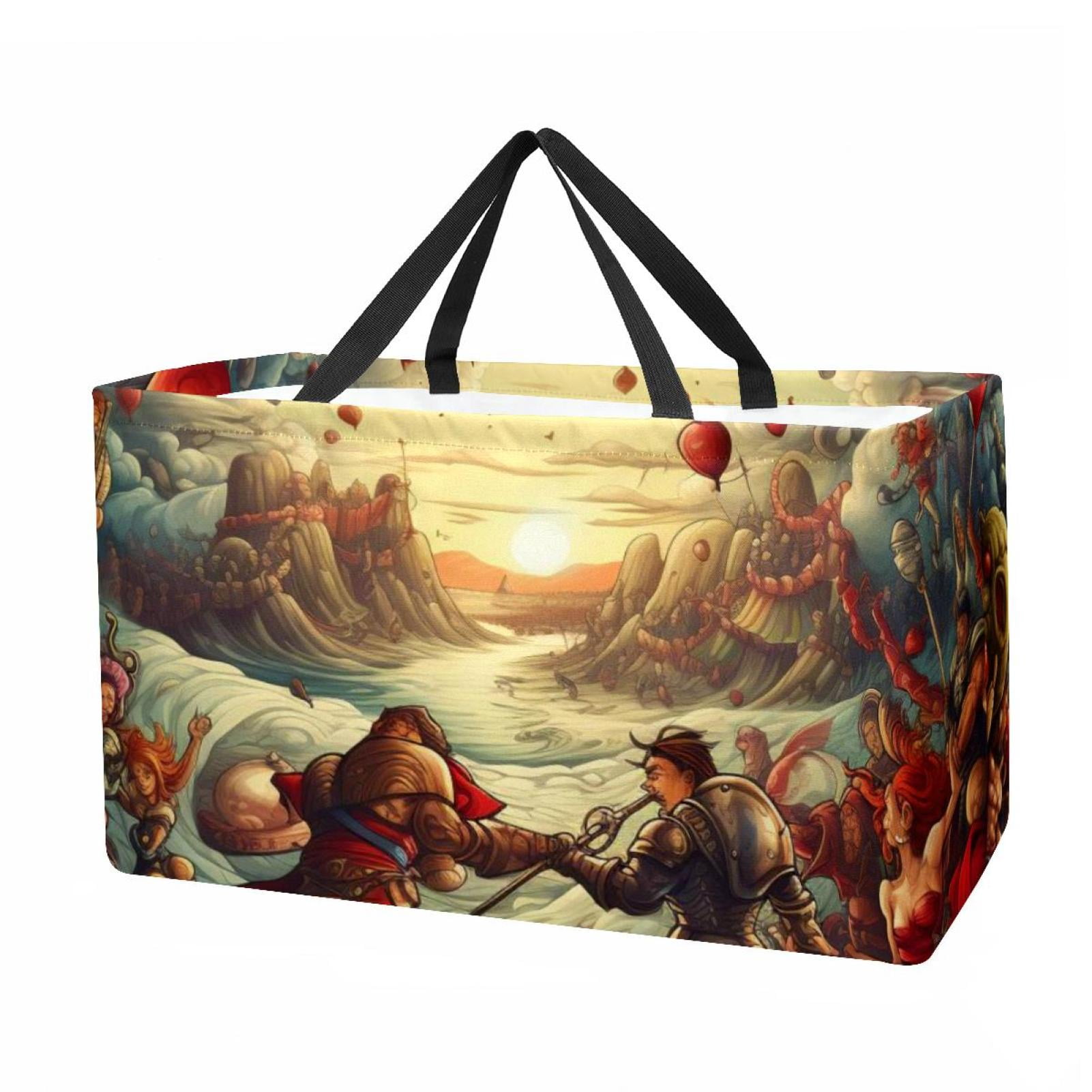 Hearts Battle Large Capacity Reusable Foldable Oxford Cloth Toy Basket ...