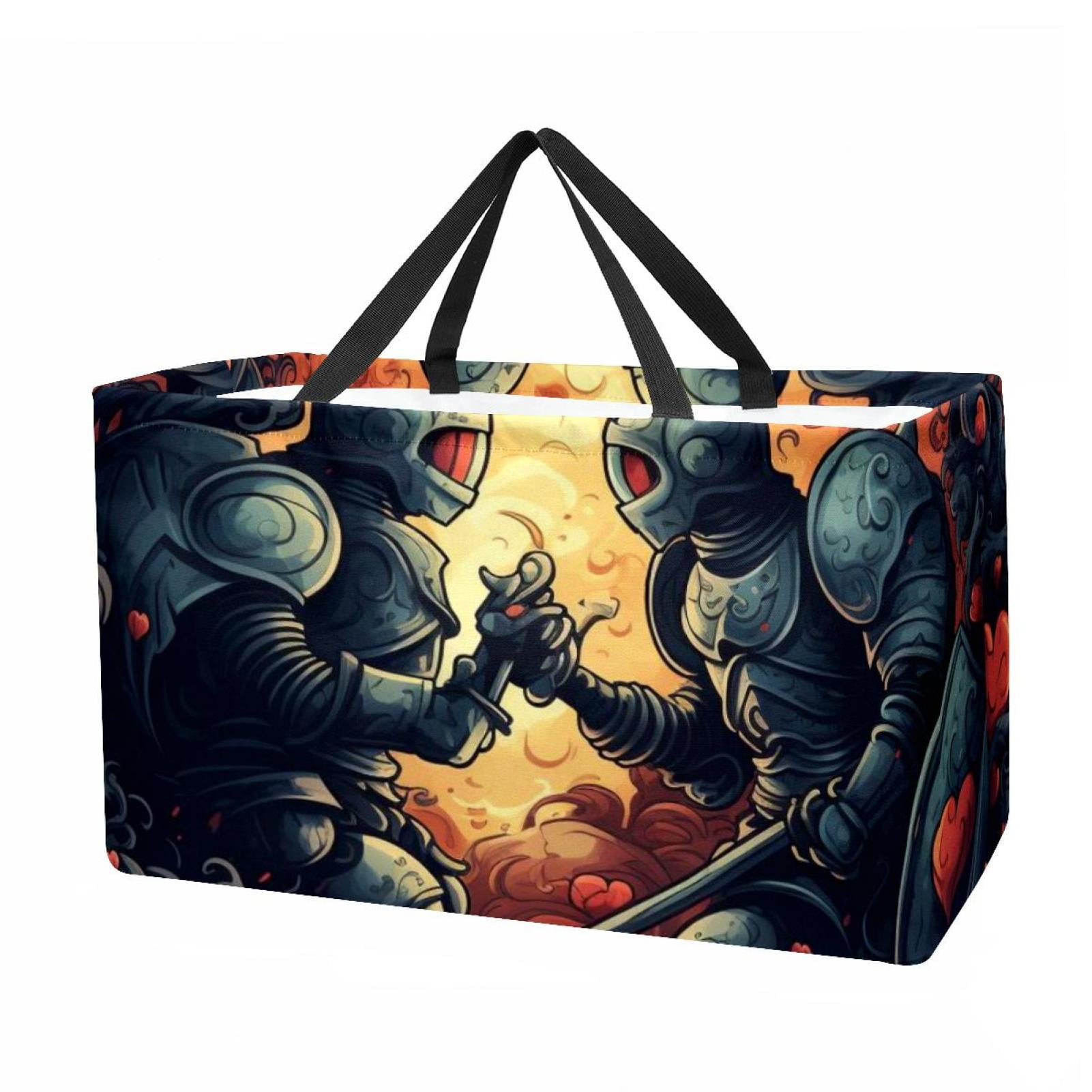 Hearts Battle Premium Oxford Cloth Shopping Bags: Reusable, Foldable ...