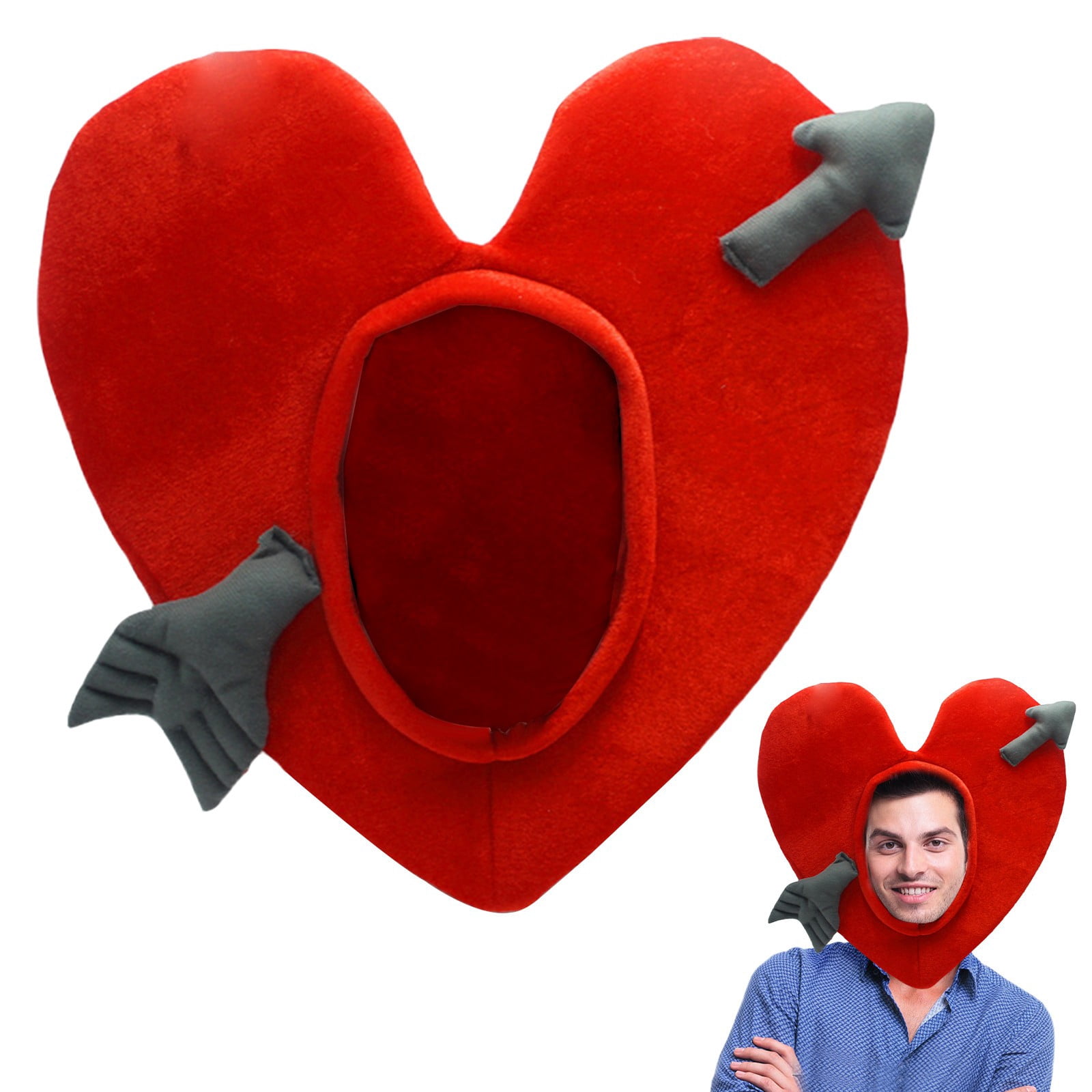 Hearts Card A Playing Card Headgear Adult Poker Cards Dress With Hat ...