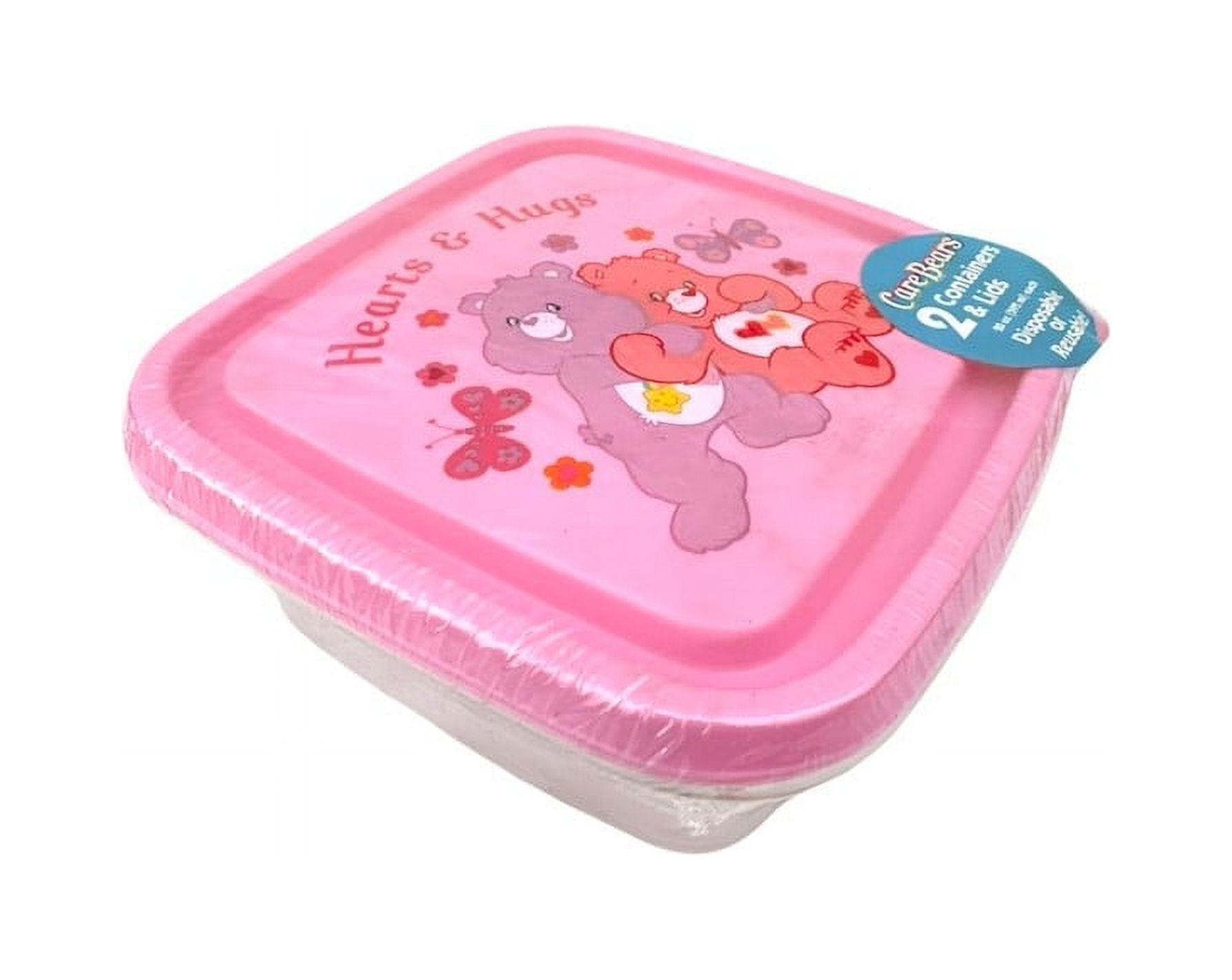 Hearts & Hugs Care Bears 2pk snack containers & lids - Walmart.com