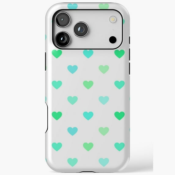 Hearts Pattern Version Six Cover iPhone Case 11 through 17 Pro Max ...