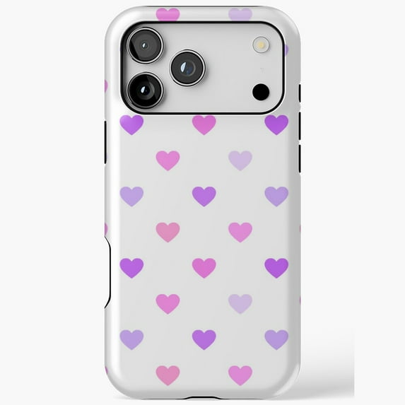 Hearts Pattern Version Three iPhone Case 17 11 12 13 14 15 16 Pro Max ...
