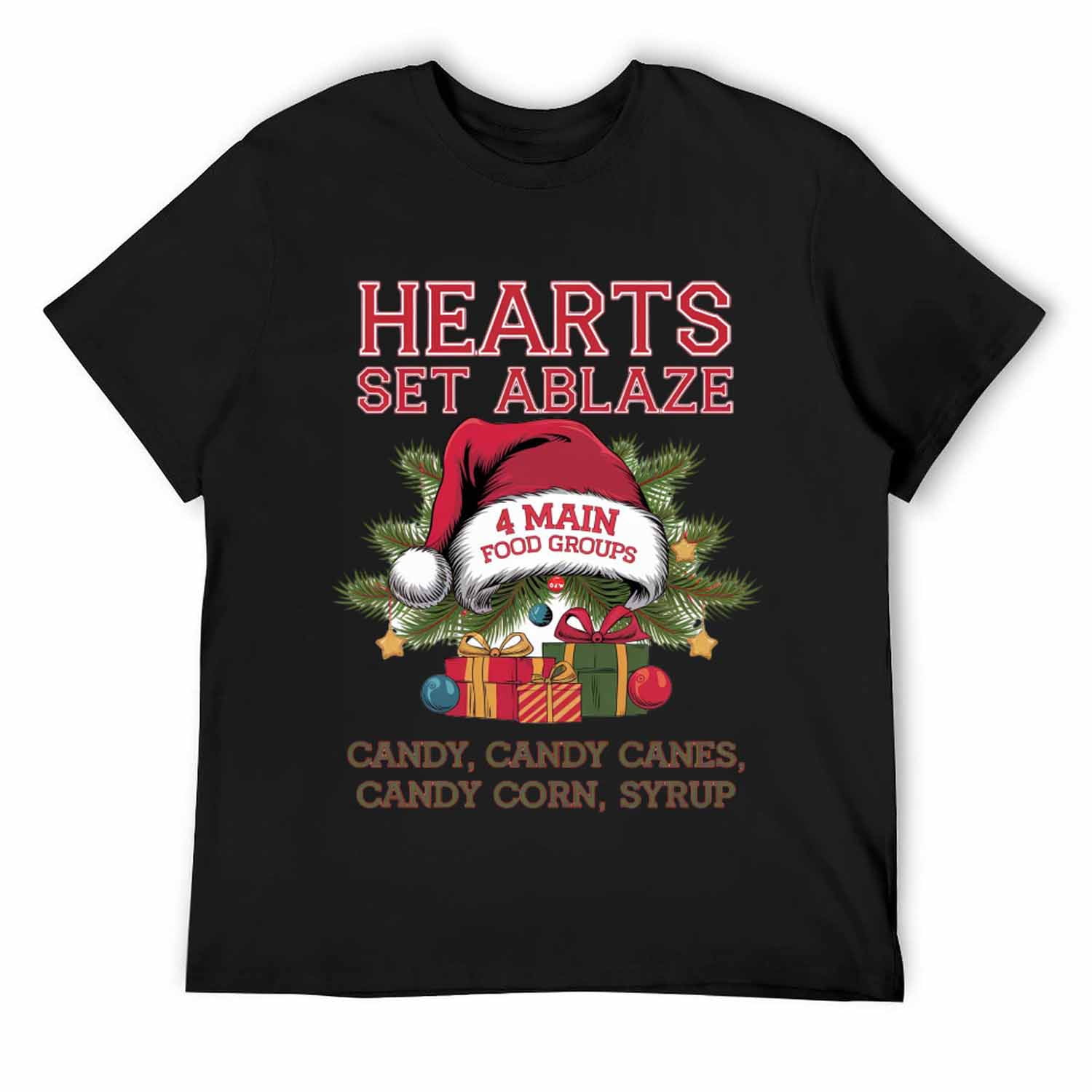 Hearts Set Ablaze 2024 Family Camping Summer Vacation Holiday Crew T ...