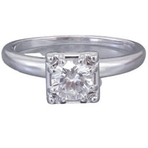 AFFY 2.00 Carat (ctw) 6-Prong Solitaire Engagement Rings For Women ...