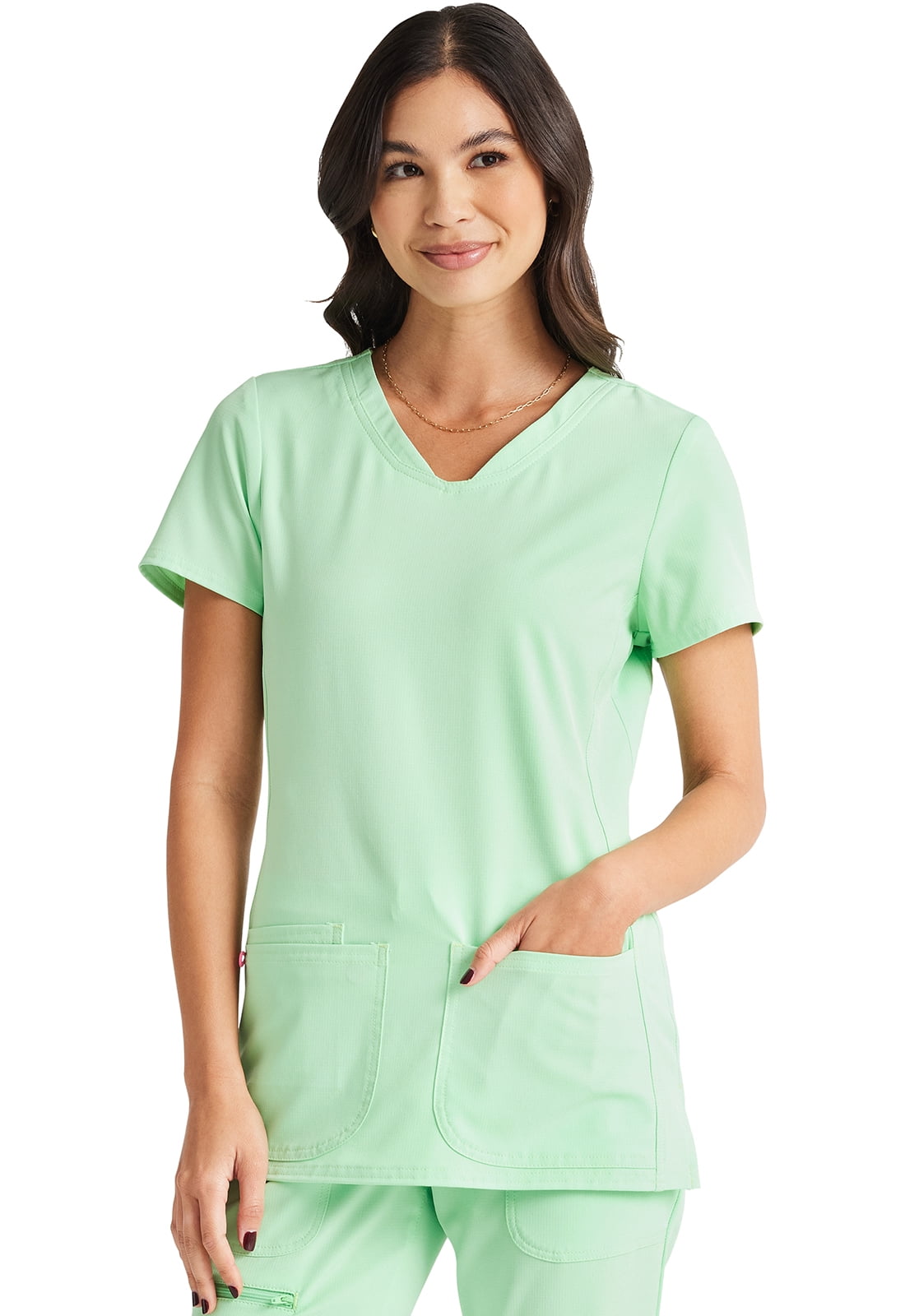 Heartsoul Break On Through Scrubs Top For Women Shaped V-Neck 20710 ...