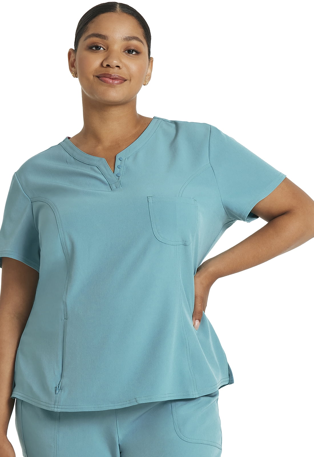 Heartsoul Break On Through Scrubs Top For Women Tuckable V-Neck HS710 ...