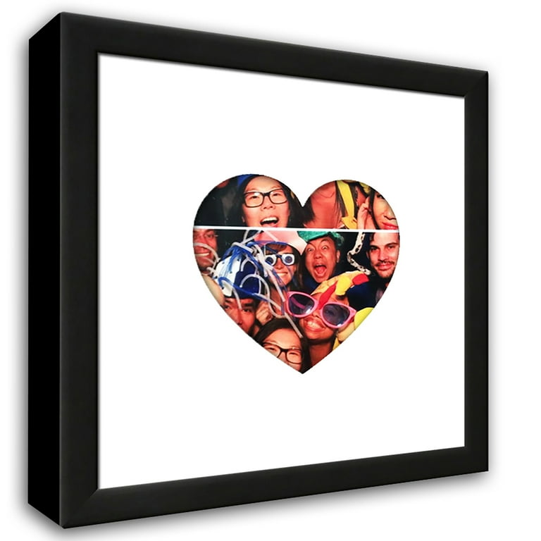 black heart frame