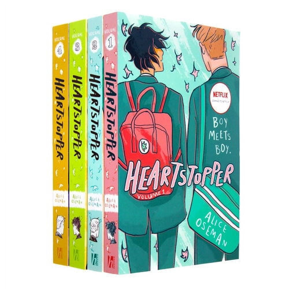 Alice Oseman's Heartstopper Series Volumes 1-4: A Collection of Love ...