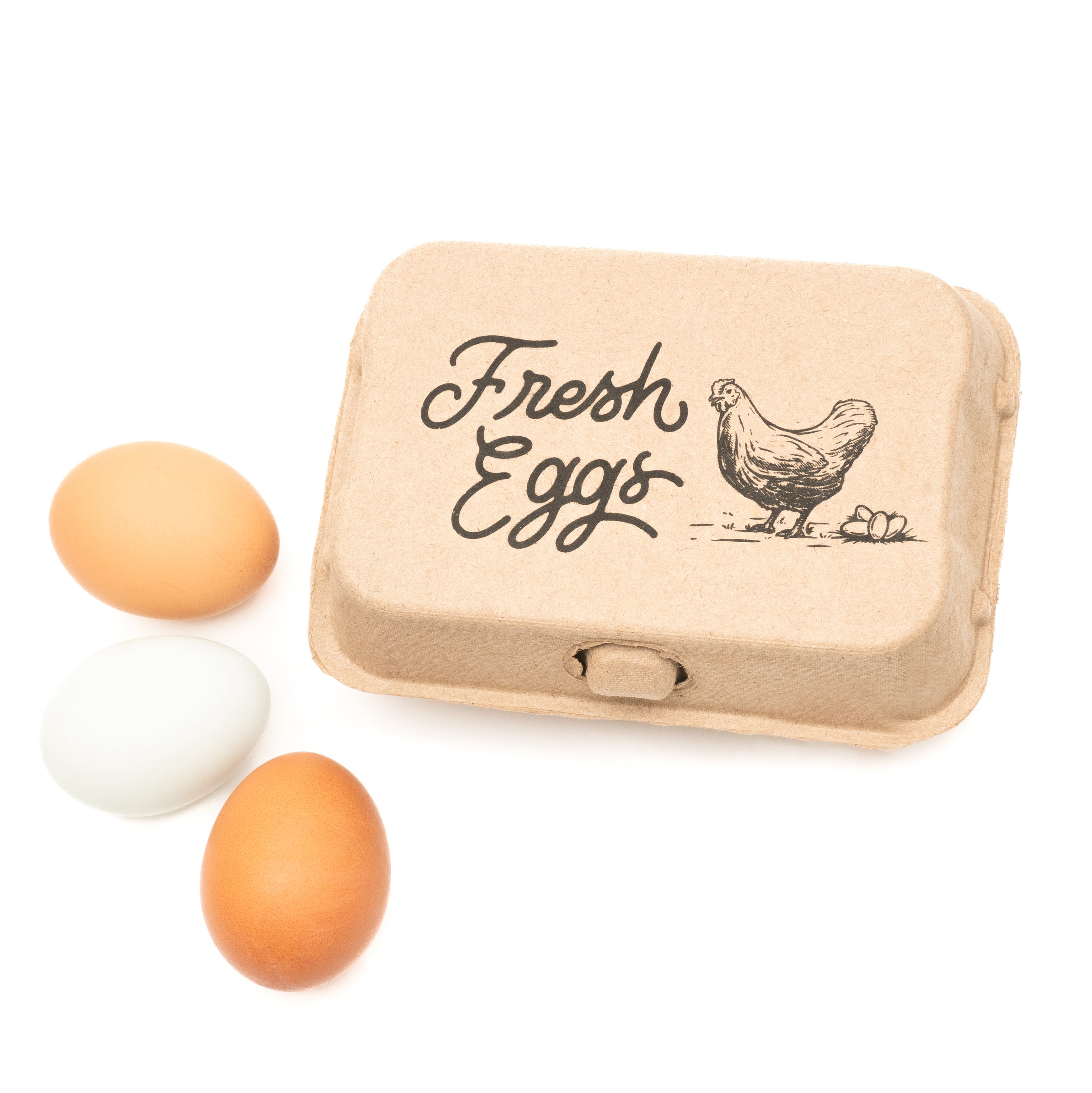 Hearty Produce Half Dozen Egg Cartons "Fresh Eggs" (30-Pack) | 2x3 ...