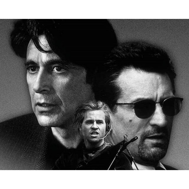 Heat 1995 Al Pacino Val Kilmer & Robert De Niro 24x30 inch poster ...