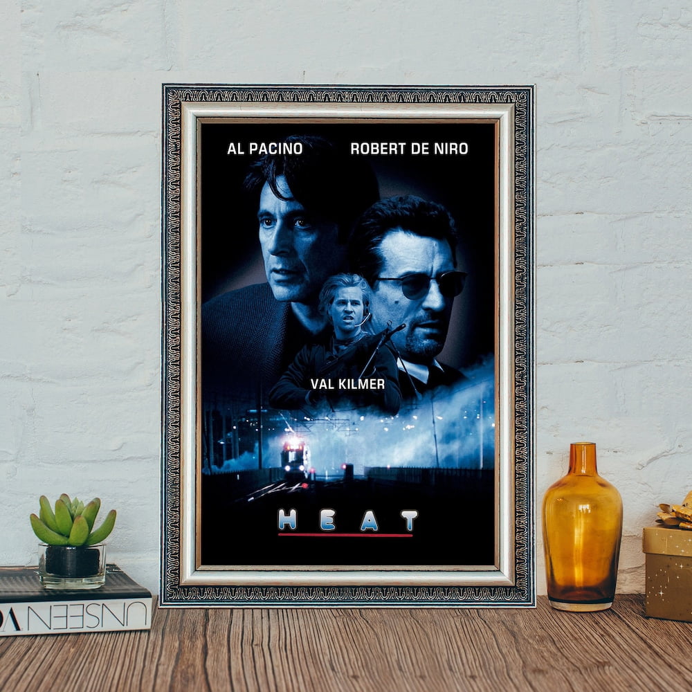 Heat (1995) Movie Poster, Heat Vintage Movie Poster, Classic Movie ...