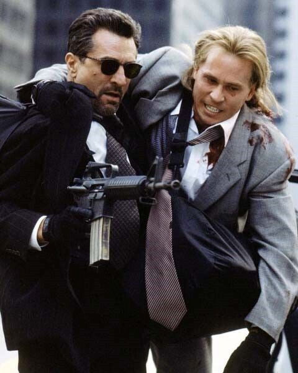 Heat 1995 Robert De Niro with rifle carries injured Val Kilmer 24x30 ...