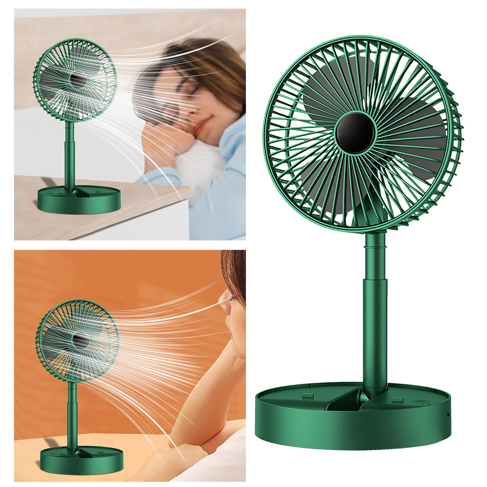 Heat Activated Fan with Clip Adjustable Fan Timer Powerful Window Fan ...