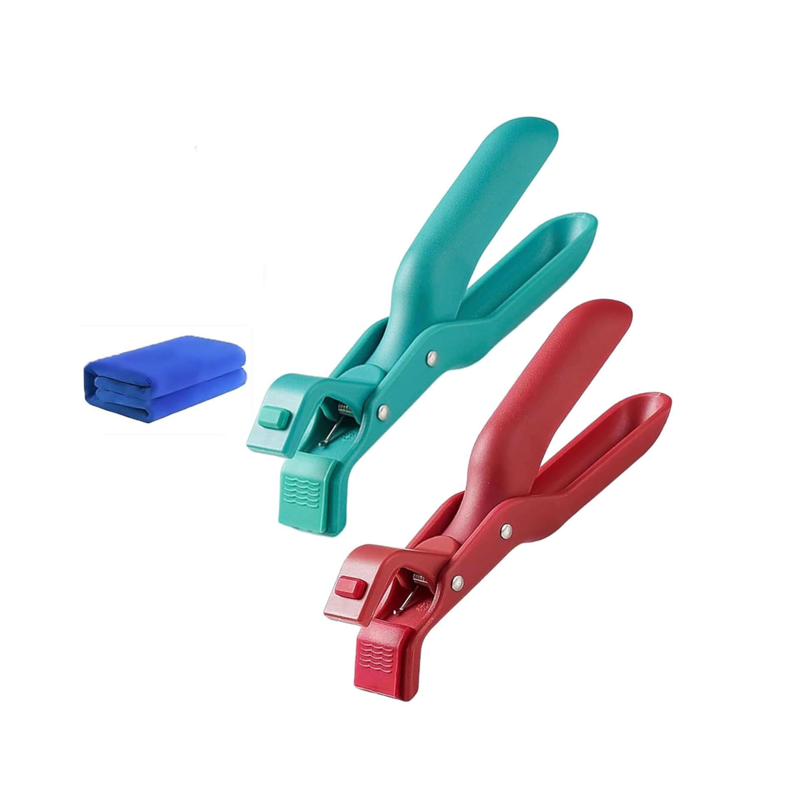 Heat Clamp Set With Two Hot Plate Holding Tongs And One Towel Kitchen ...