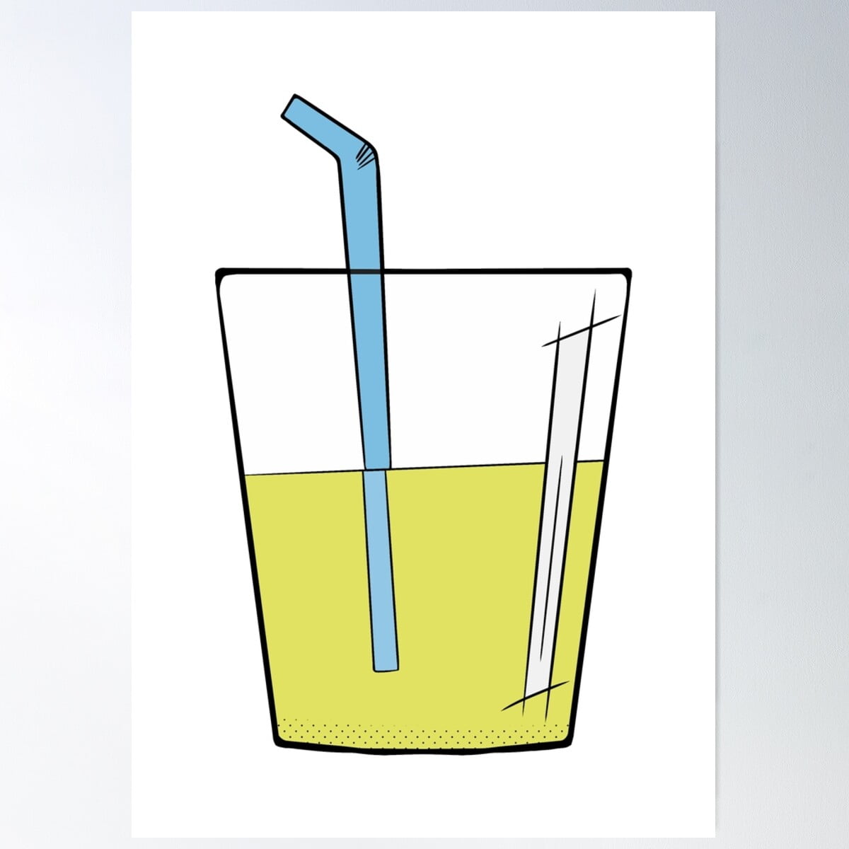 Heat Combines With Cold Drink Poster Wall Art, Modern Wall Decor For ...