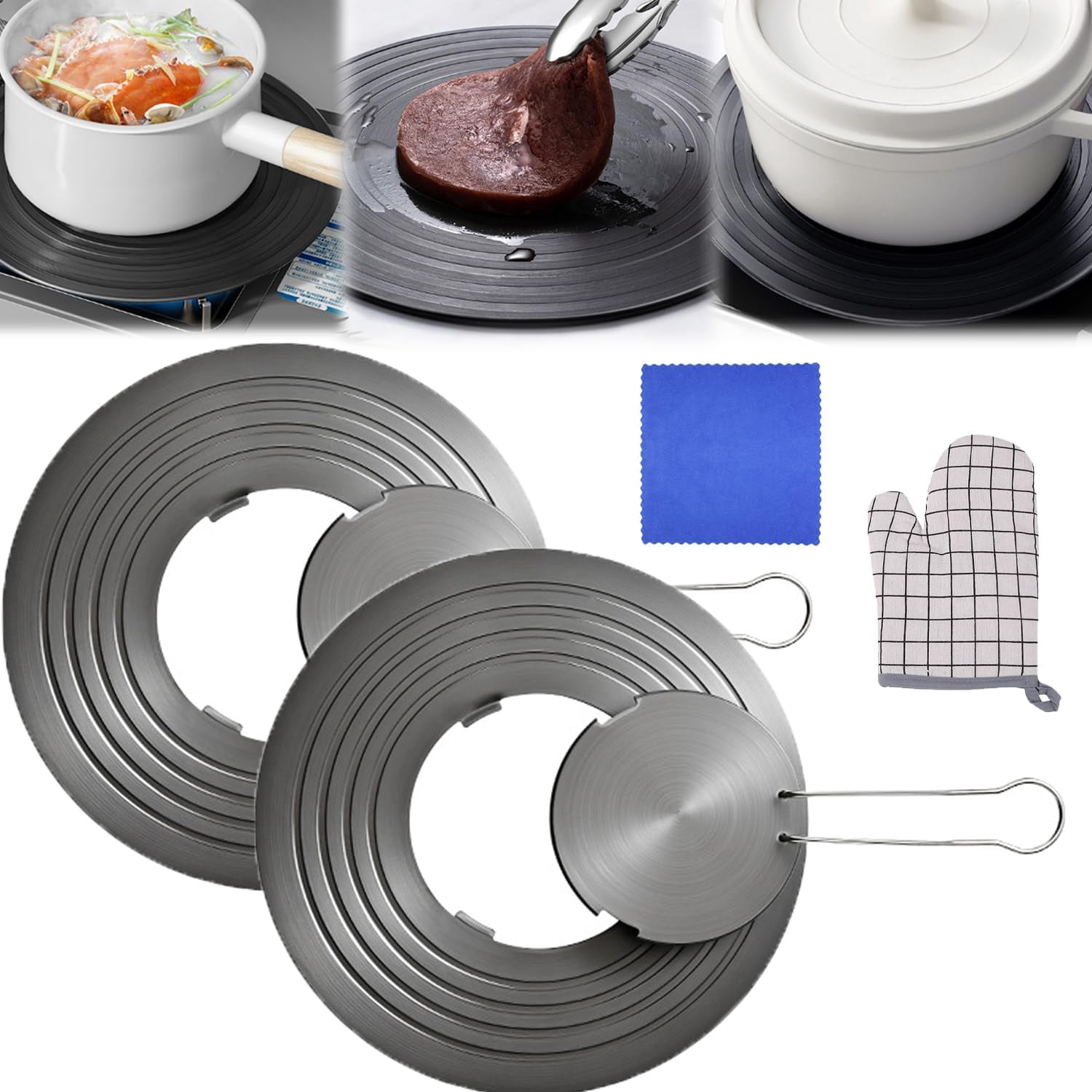 Heat Conduction Plate for Gas Stove,2025 Removable Heat Conduction ...