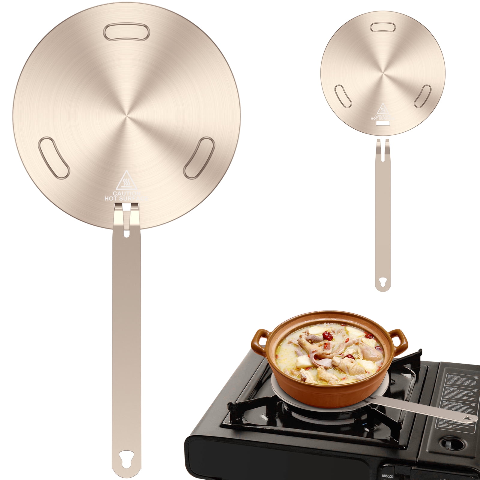 Heat Conduction Plate for Gas Stove Portable Heat Diffuser Plate with ...