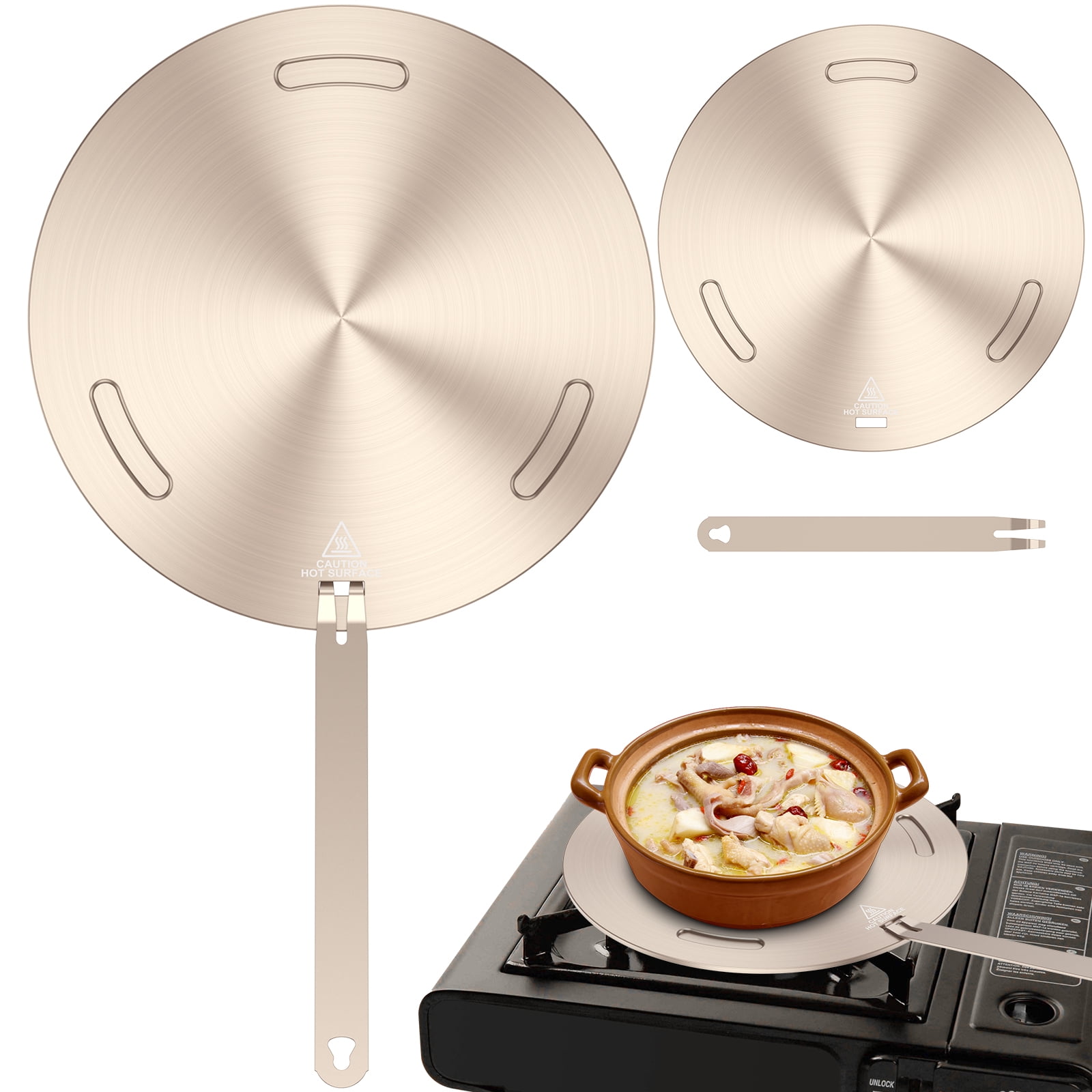 Heat Conduction Plate for Gas Stove Portable Heat Diffuser Plate with ...