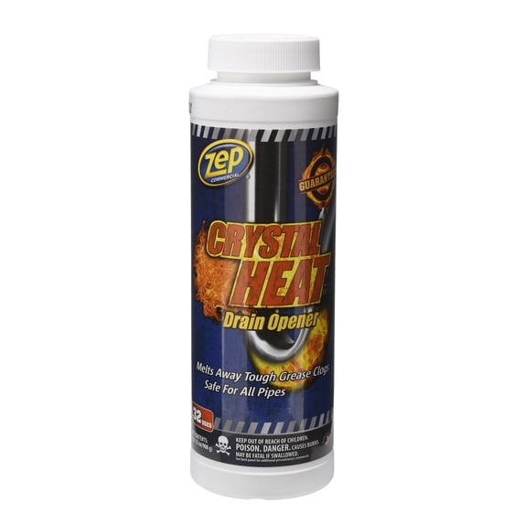 Zep Crystal Heat Drain Opener, Grease Cleaning Remover, 2 lbs - Walmart.com