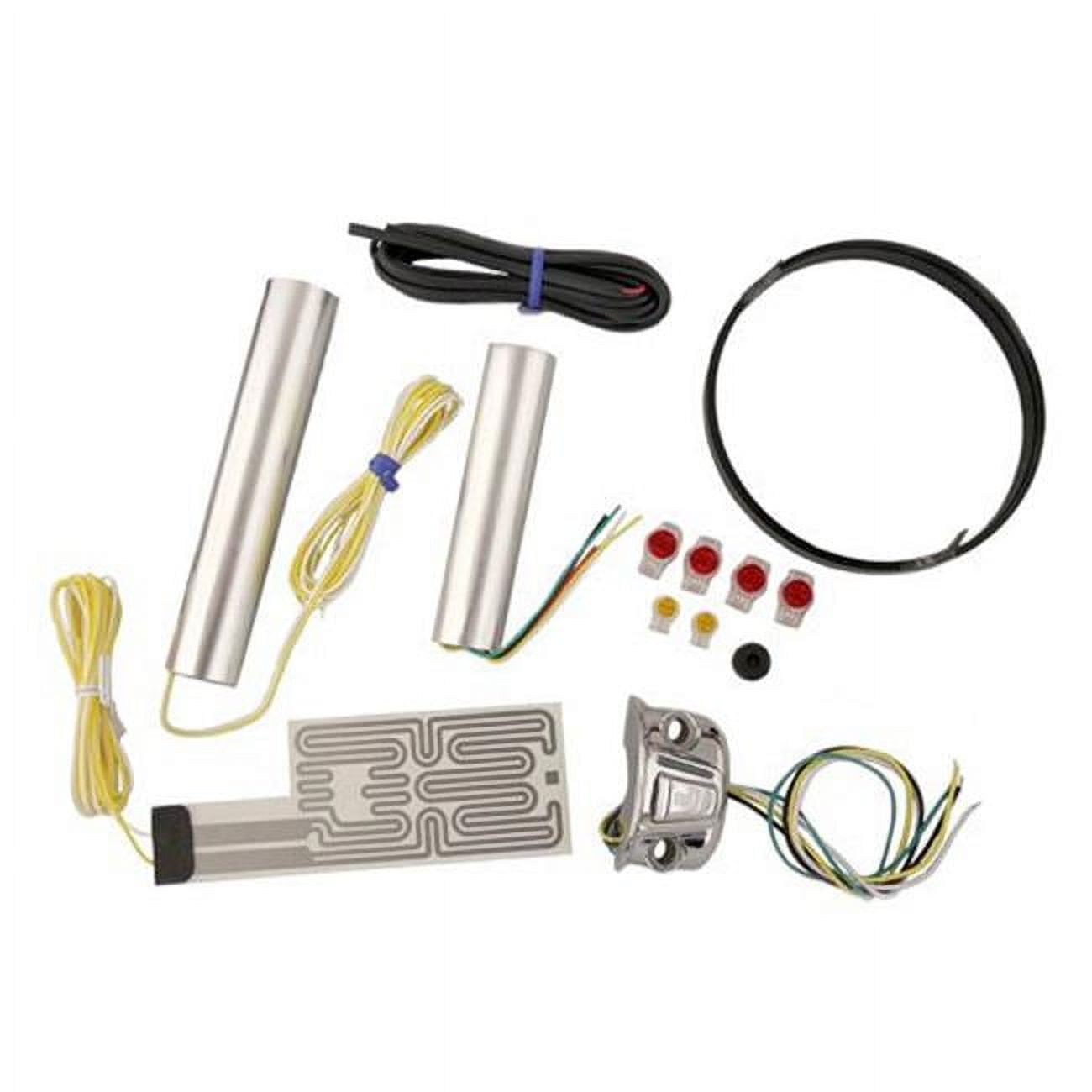 Heat Demon Motorcycle Grip Heater Kit Four-Level Controller, Chrome ...
