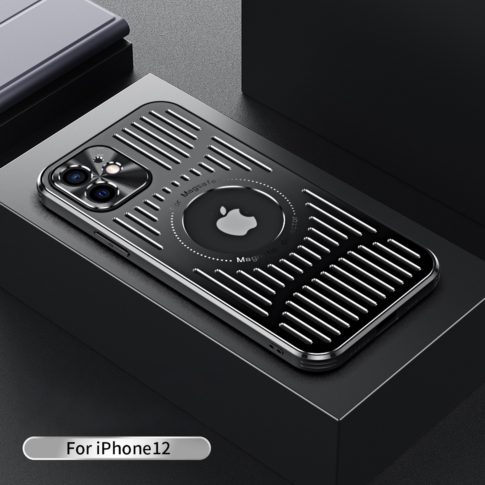 Heat Dissipation Metal Case for iPhone 12, Magnetic Slim Case ...