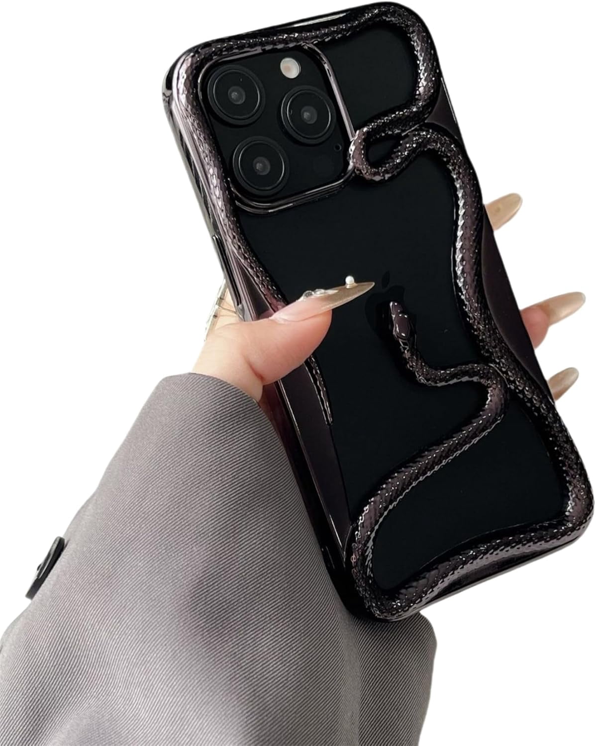 Heat Dissipation for Phone Case, Solid Color Hollow Snake Electroplated ...