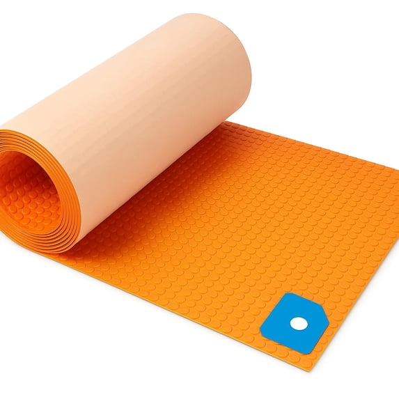 -Heat Electric Floor Heating Membrane with Uncoupling, Waterproofing ...