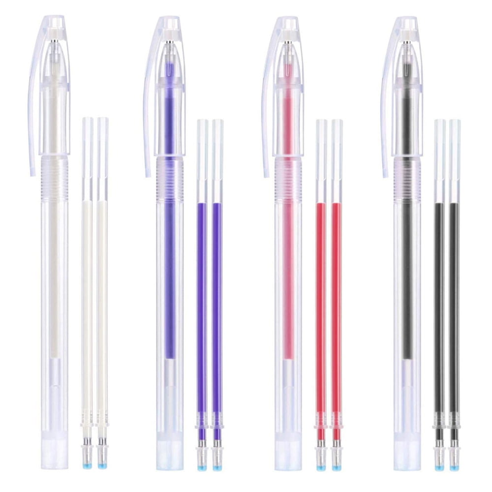 Heat Erasable Marking Pen Magic Secret Marker with Refill Ink for Fabric Leather Magic Secret ...