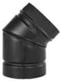 Heat-Fab 2711B 7" 45 Degree Saf-T Pipe Elbow, Black$$Plumbing & HVAC ...
