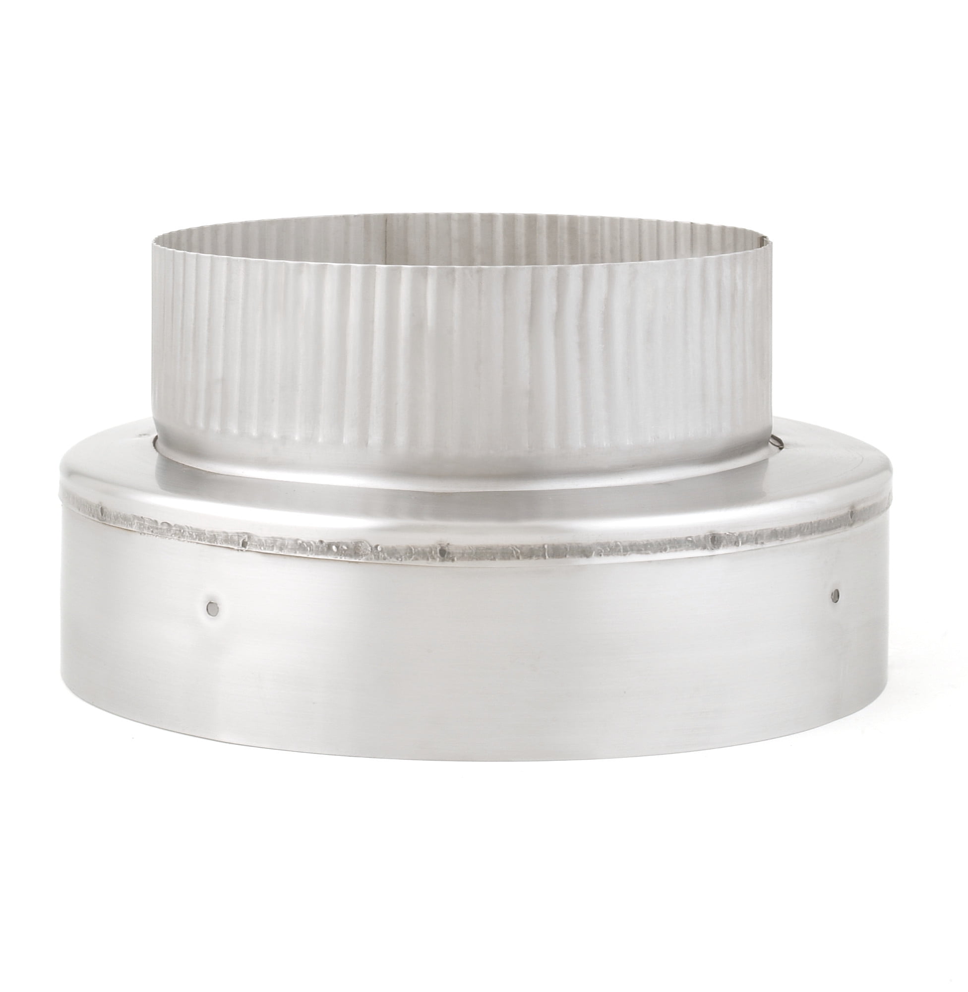 Heat-Fab 4445Ss 4" Saf-T Liner 304 5 Crimp Female Increaser - Stainless ...