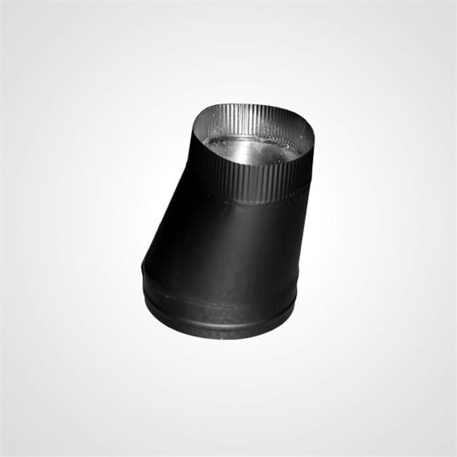 Heat Fab 8 Inch Oval to Round Adapter - 22 Ga. Black - Walmart.com