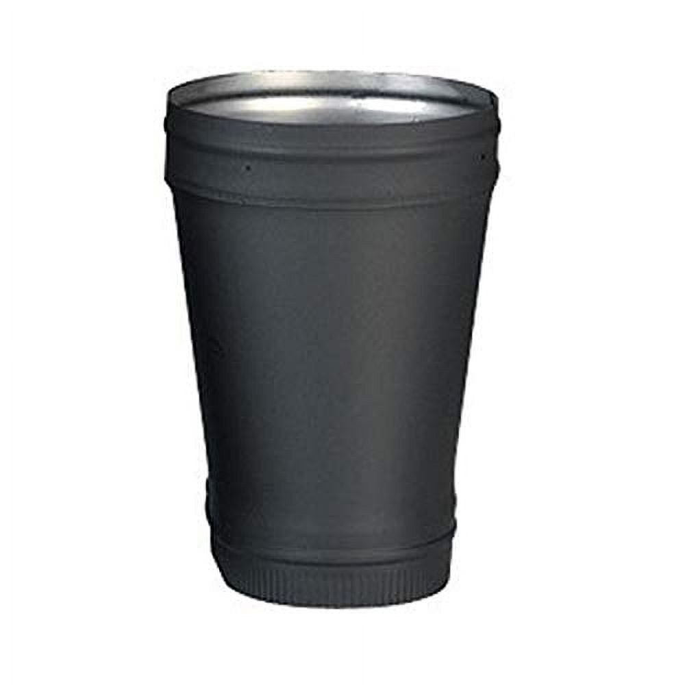 Heat Fab Black Oval-to-8" Round Straight Boot - Walmart.com