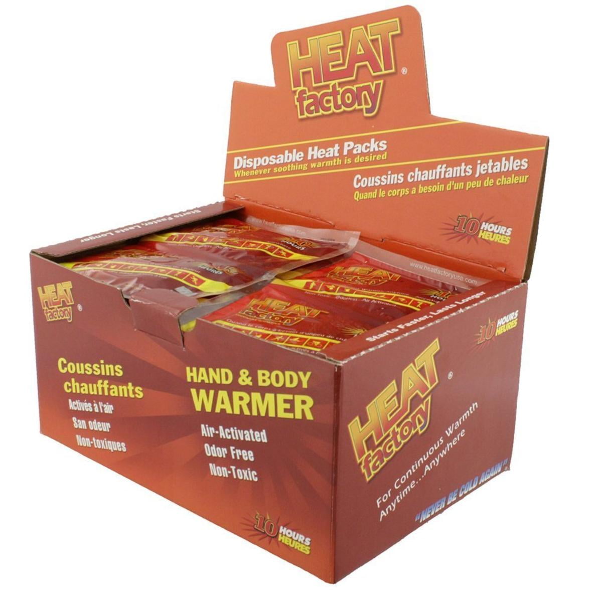 Heat Factory Instant Hand Warmers - 40 Pack - Walmart.com