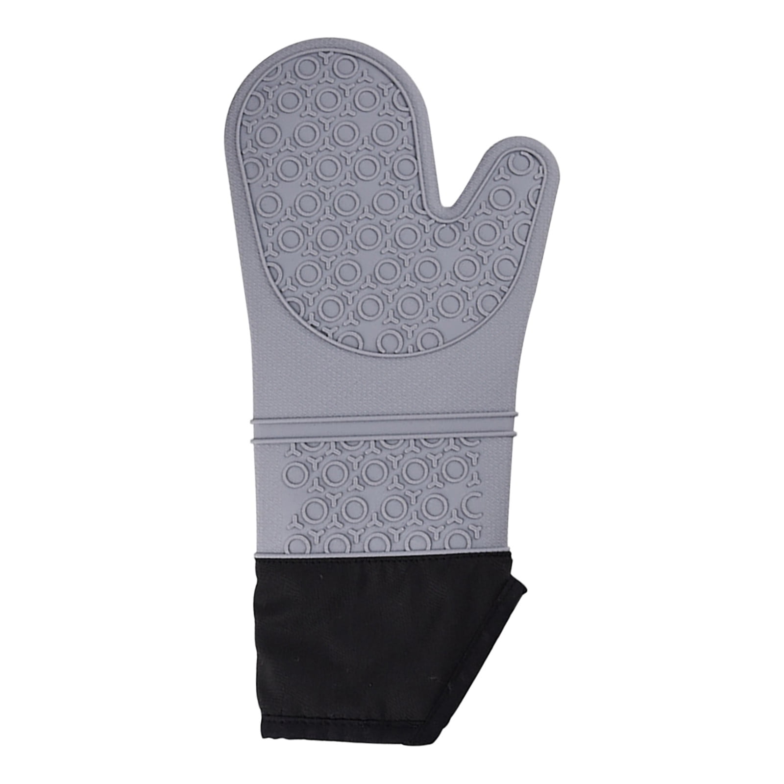Heat Filled Oven Gloves Slip Silicone Microwave & Baking Mitts 37.5x17 ...