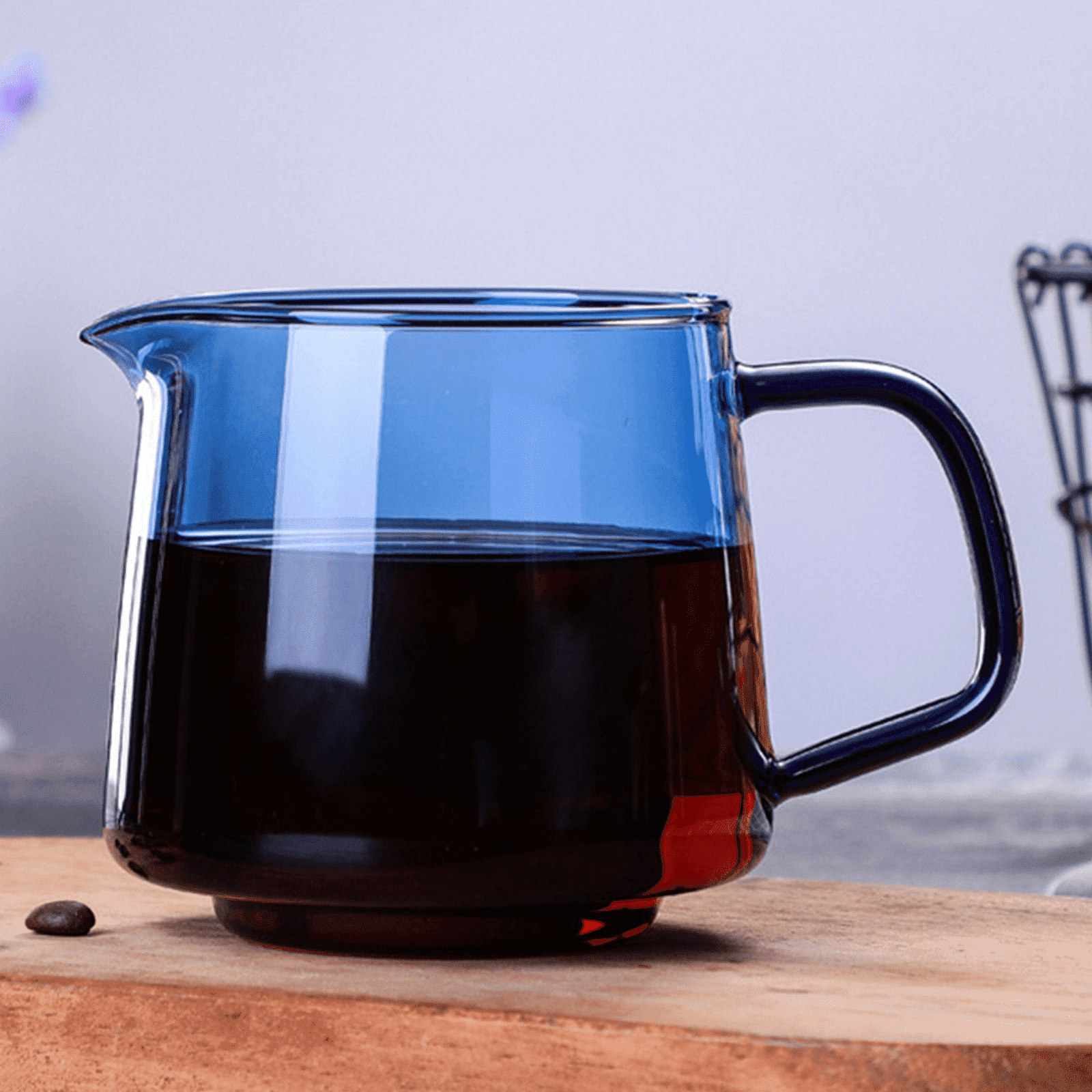 Heat Glass Milk Frothing Pitcher with Measurement, 300/500ml Hammer ...