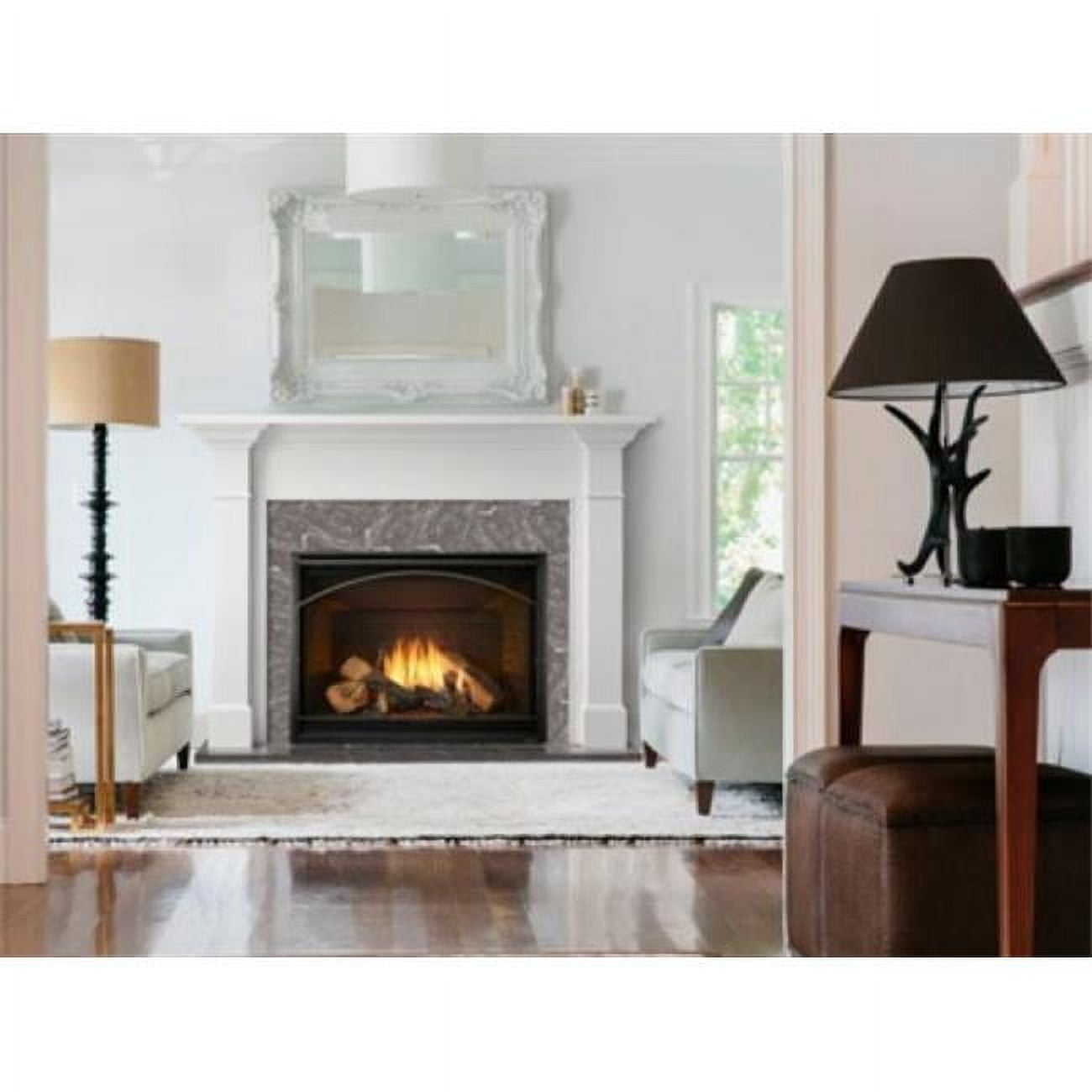 Heat & Glo 8KX Direct Vent Traditional Natural Gas Fireplace with ...