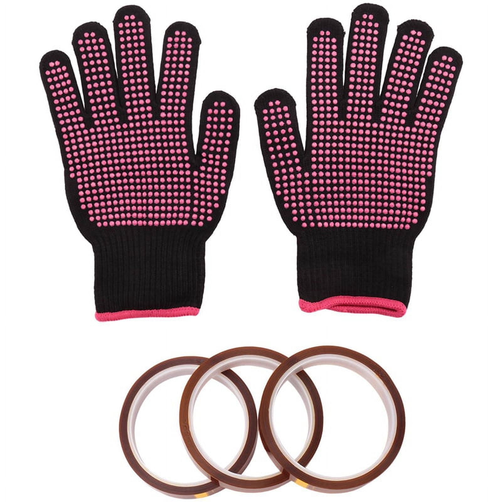 Heat Gloves and 3 Rolls 10mm X33M 108Ft Heat Tape, Heat Proof Gloves ...
