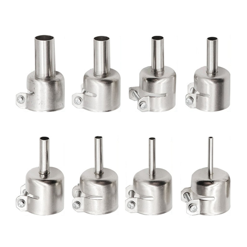 Heat Guns Nozzles,8pcs/Set 3/4/5/6/7/8/10/12mm Stainless Steel Mouth ...