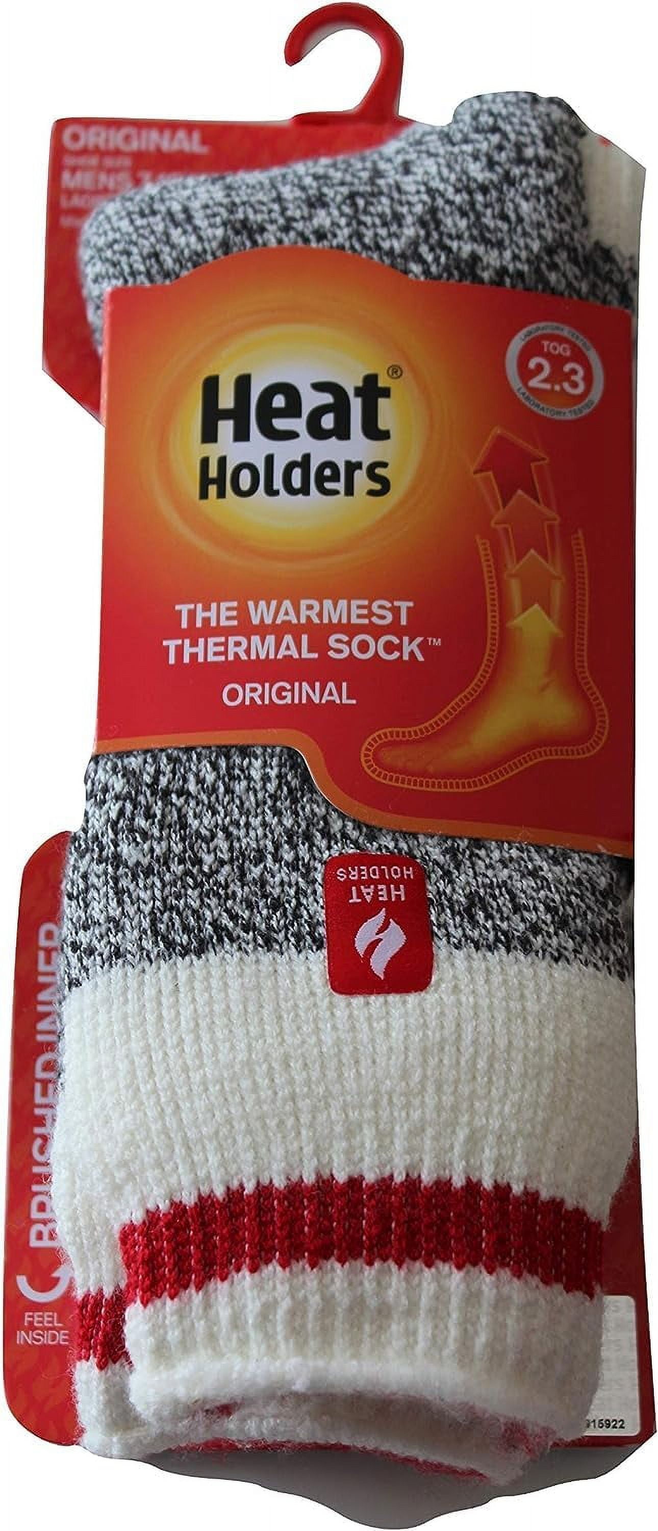 Men's Heat Holders Thermal Block Twist Crew Socks - Walmart.com
