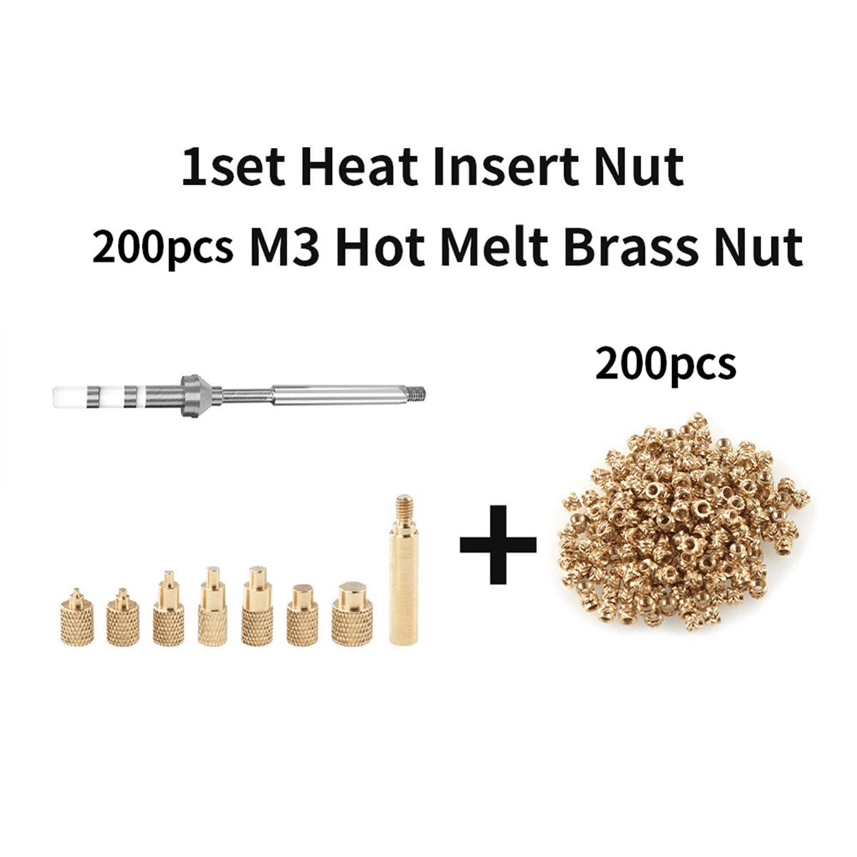 Heat Insert Nut Iron Tip TS100 Soldering Iron Tip Insert Internal ...