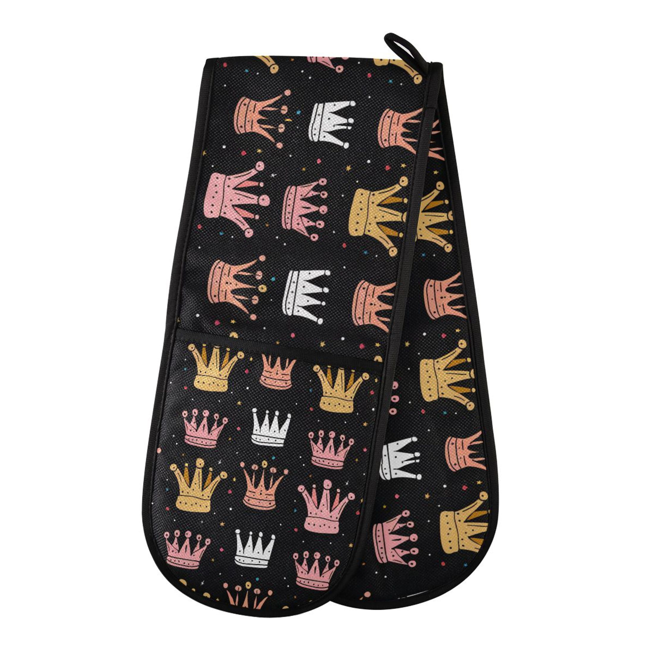 Heat-Insulating Gloves Two-Way Gloves Double Mitt Oven Mitts Suitable ...