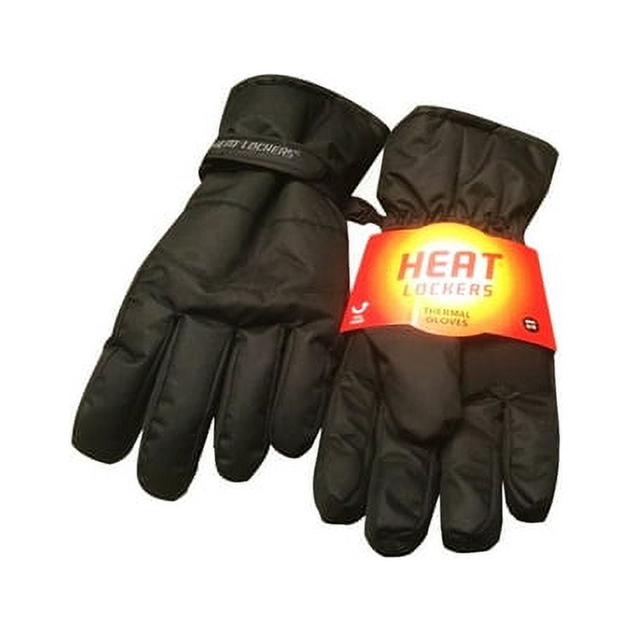 Heat Lockers Mens Thermal Gloves with Insulation Lining, Size: Small ...