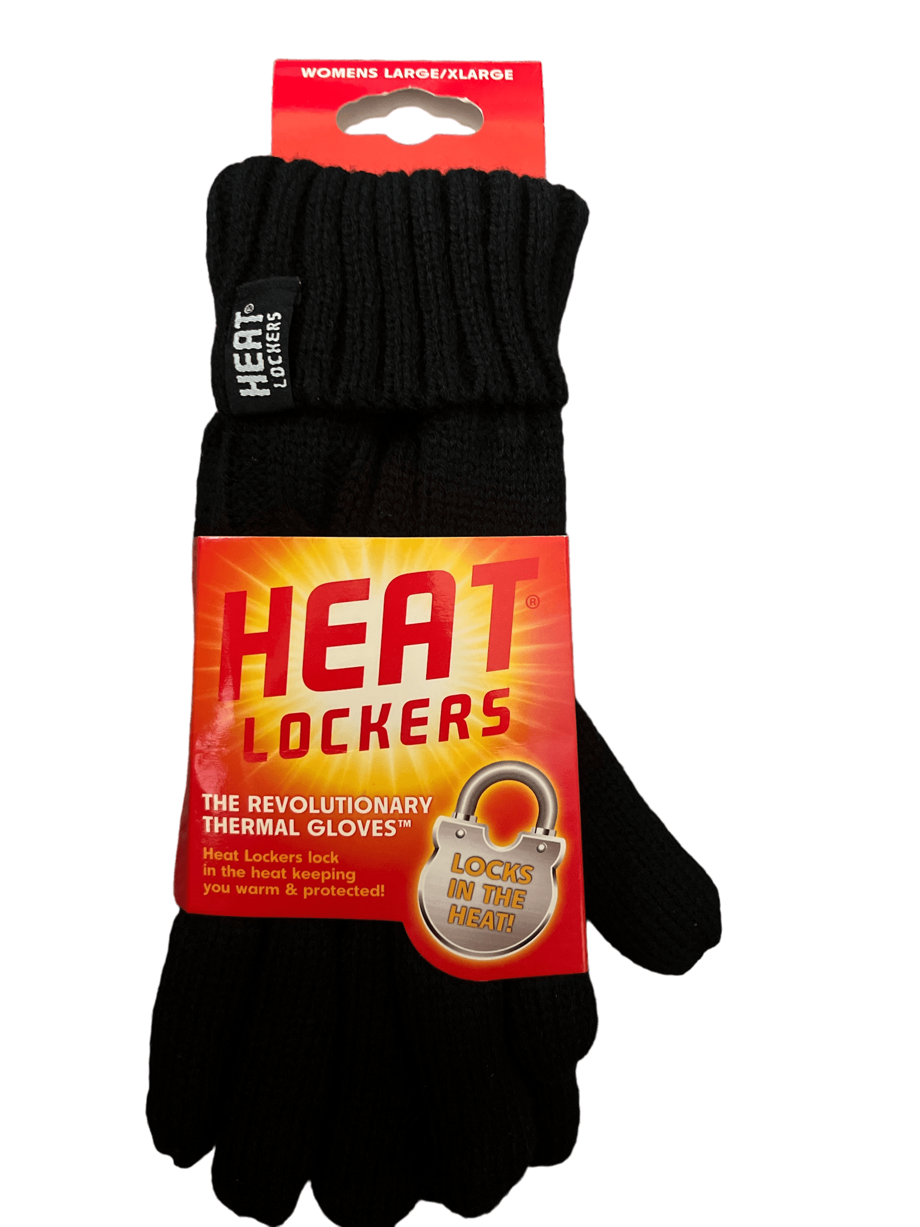 Heat Lockers Thermal Gloves Women's Black Large/x-large - - Walmart.com
