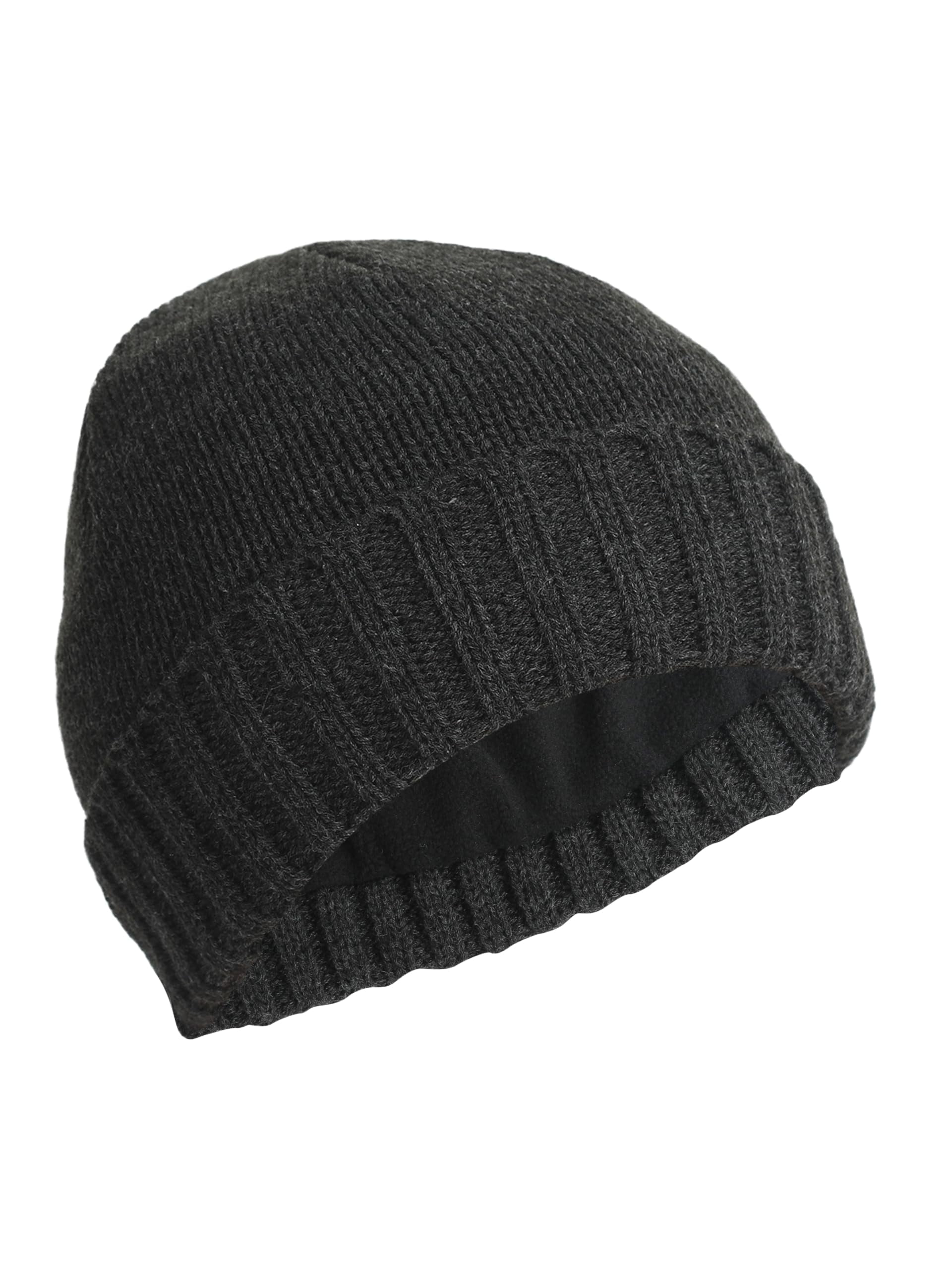 Heat Logic Fleece Lined Cuff Beanie - Stylish Cold Weather Hat for Men ...