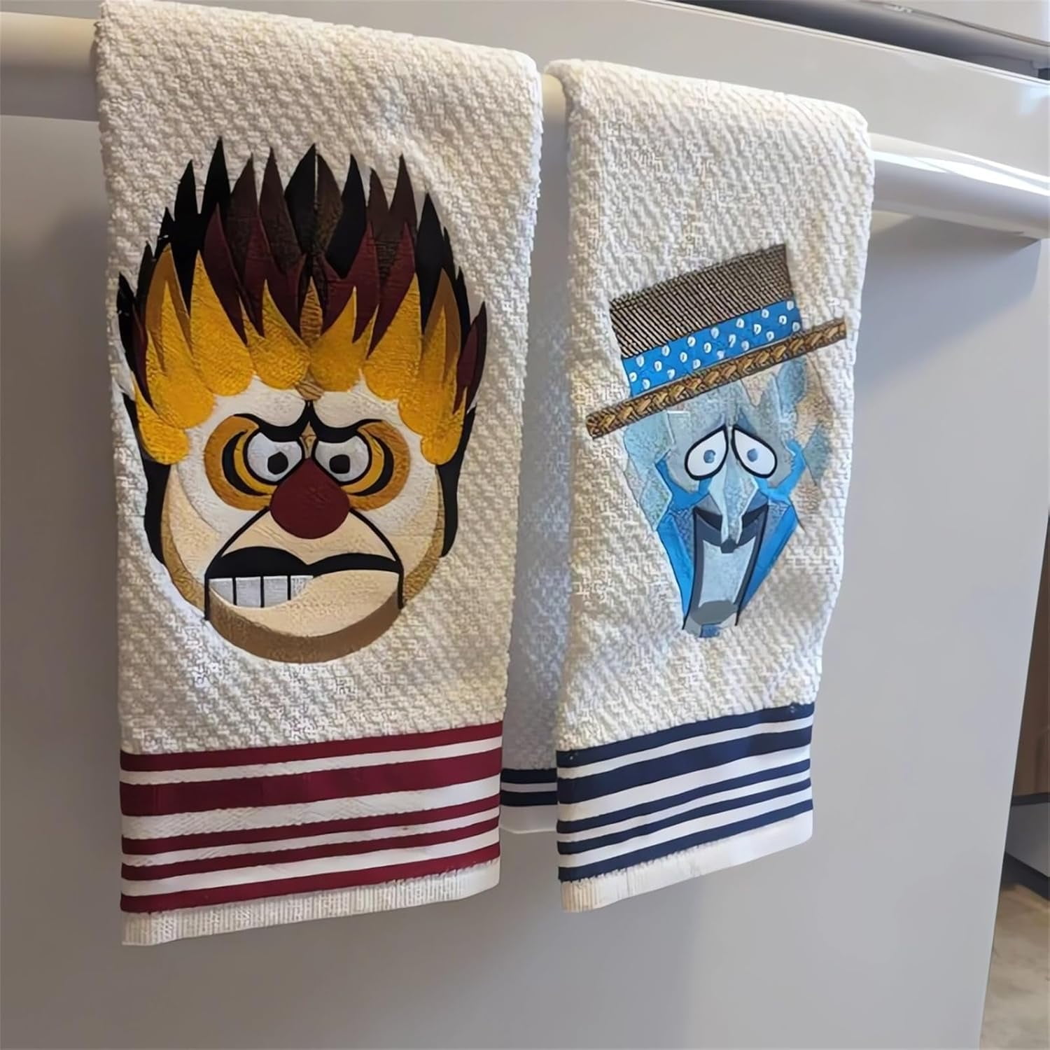 Heat Miser Snow Miser Christmas Towel, Christmas Hand Towels Bathroom ...