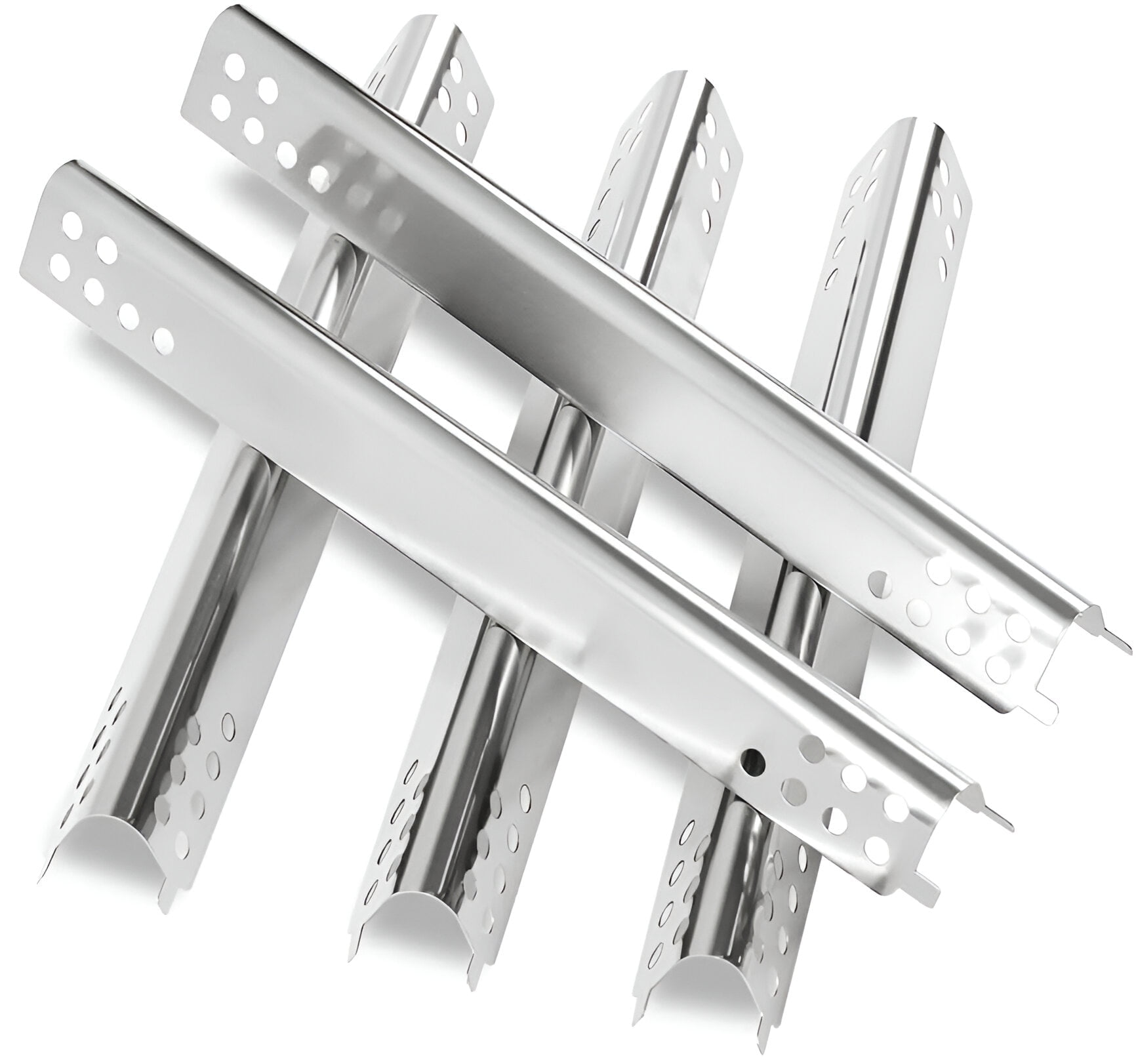 "Quickflame Replacement Heat Plates for Charbroil 5 Burner Gas Grill ...